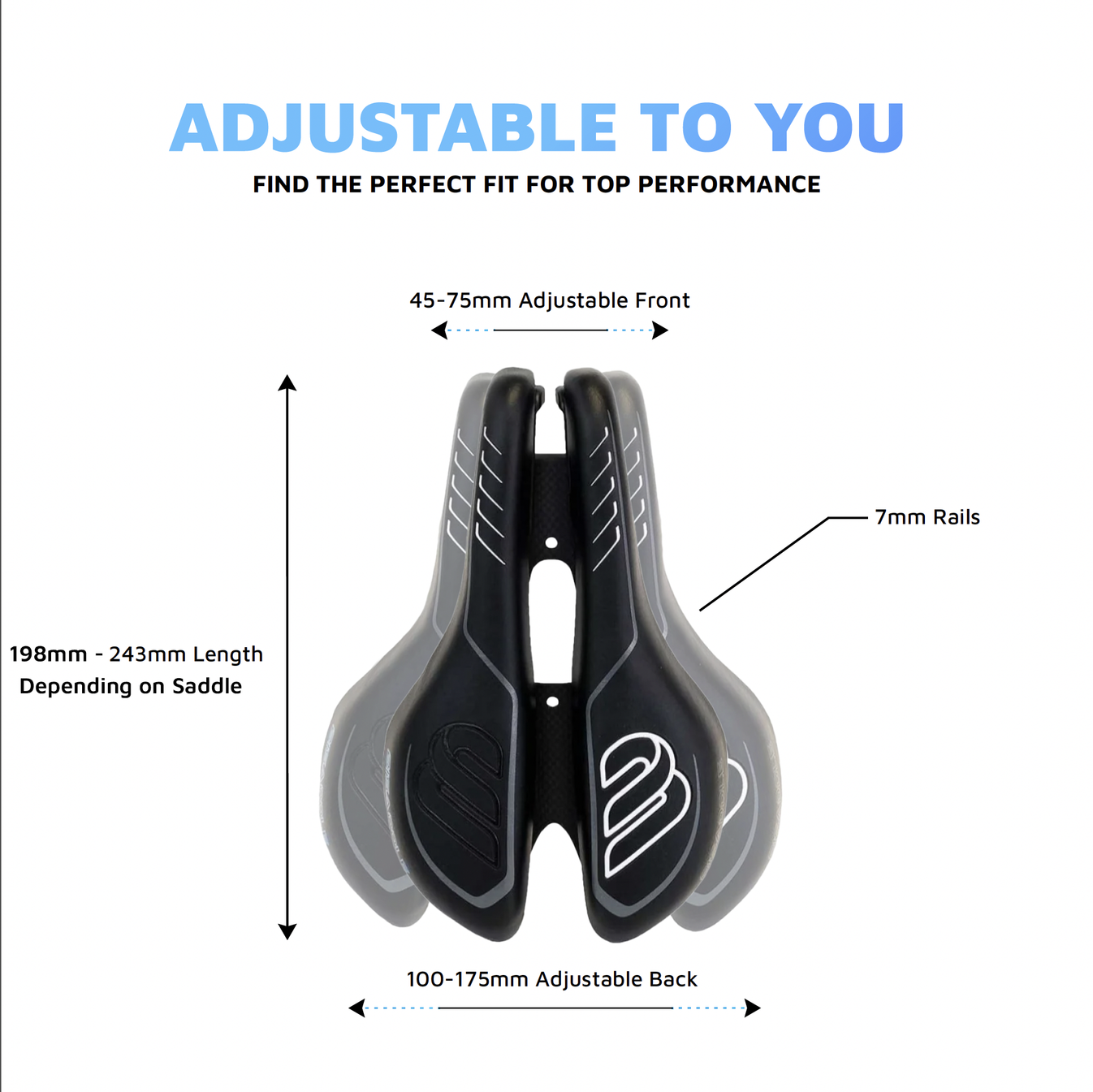 Saint – Bisaddle Adjustable Shape Bike Saddle